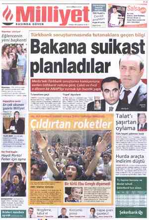 Milliyet 26 Mayıs 2004 sayfa 1 | Gaste Arşivi