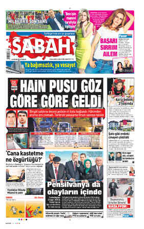 Sabah 12 Ekim 2014 | Gaste Arşivi