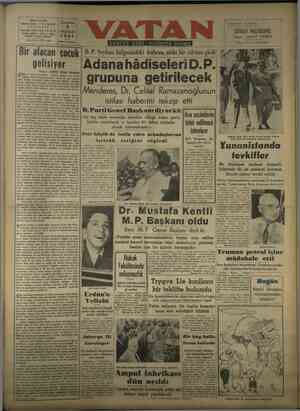 Vatan 2 Haziran 1951 sayfa 1 | Gaste Arşivi